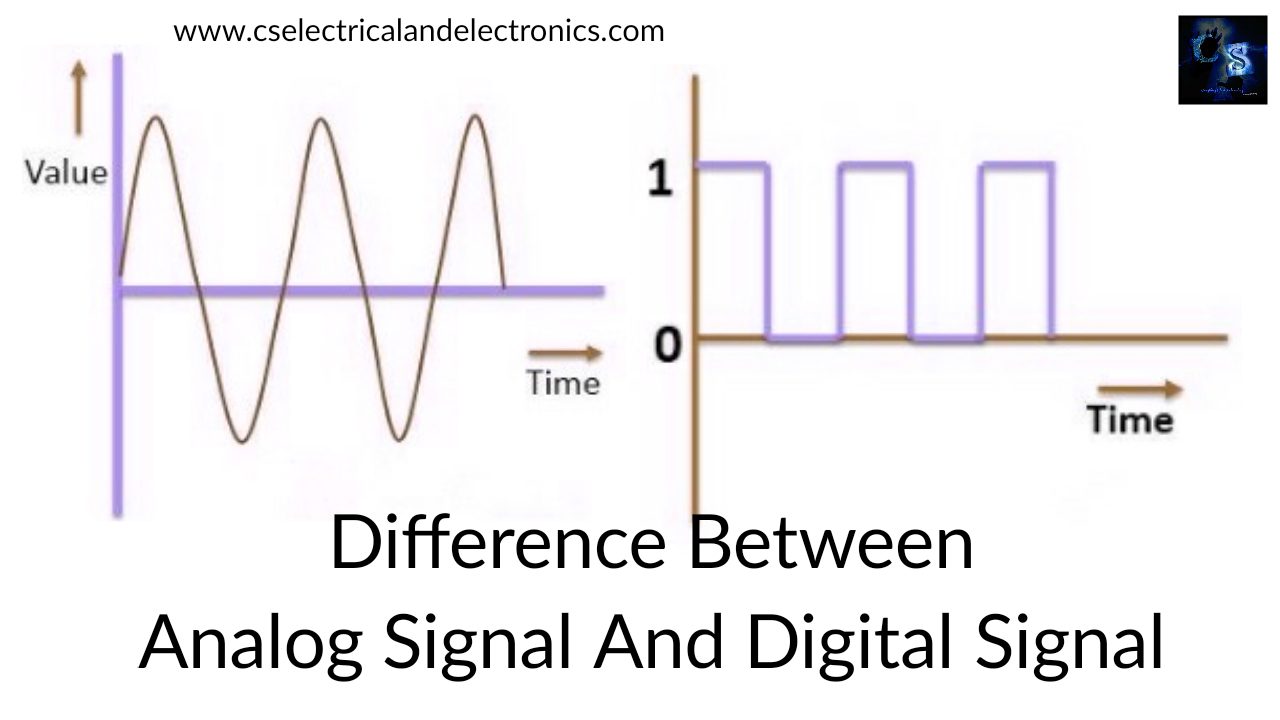 Difference Between An Analog Signal And Digital Signal Difference Between An Analog Signal And Digital Signal